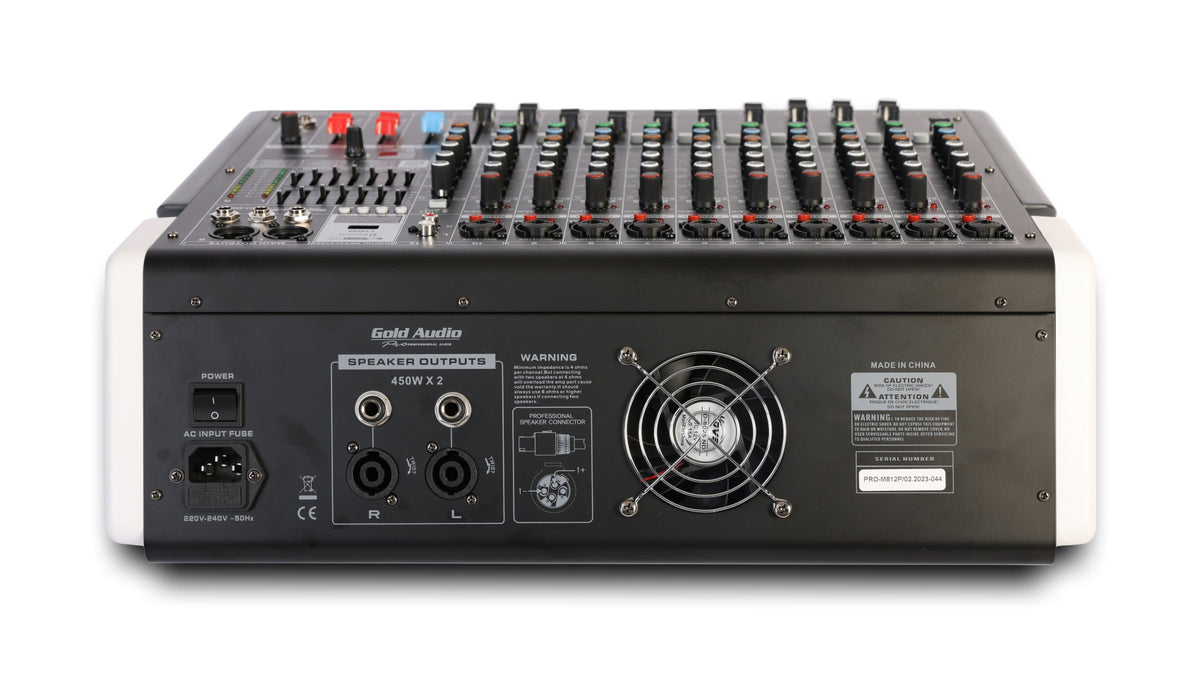 Gold Audio M812P Mixer – Sensonic
